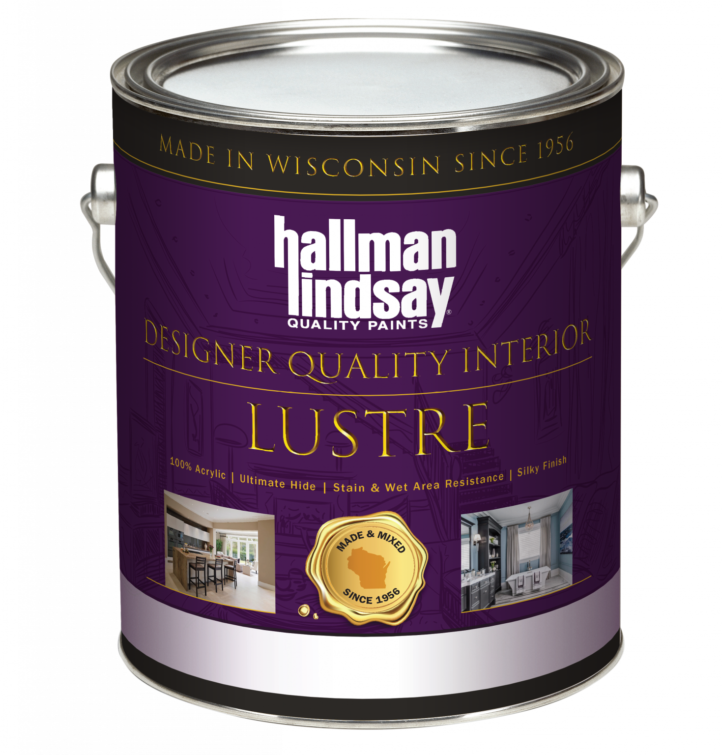 Hallman Lindsay | LUSTRE Designer 100% Acrylic Interior Wall Finish